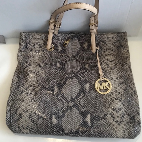 Michael Kors | Bags | Michael Kors Snakeskin Purse | Poshmark